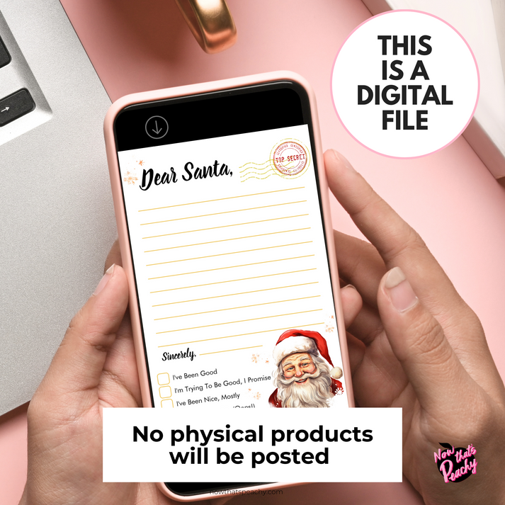 Dear Santa Letter & Christmas Drawing Activity for Kids Printable – Now ...