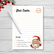 North Pole Santa Letter Stationery Set for Kids Printable Download ...