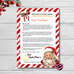 North Pole Santa Letter Stationery Set for Kids Printable Download ...