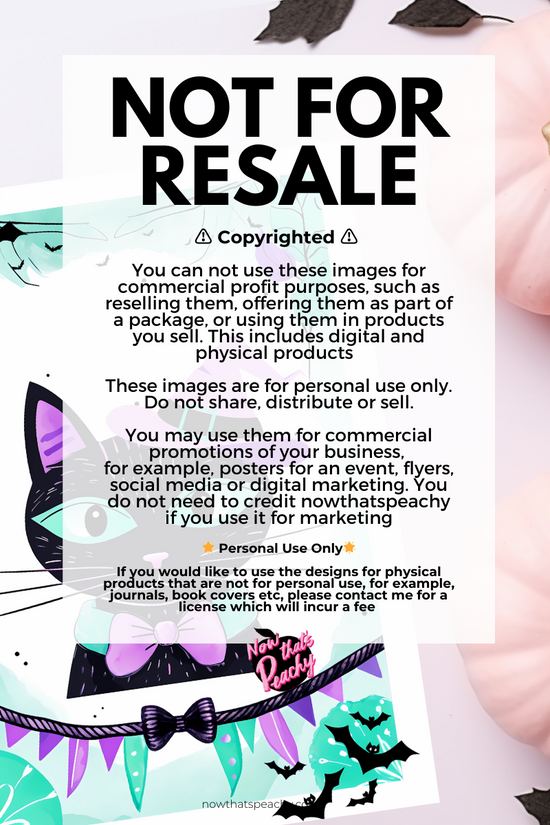 Pastel Goth Witch Cat Blank Halloween Illustration Invite Template DIY ...