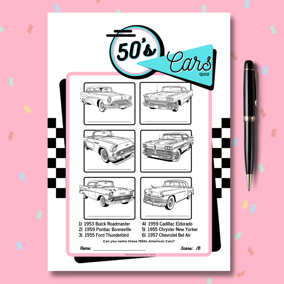 1950s Diner themed Event – Now That's Peachy
