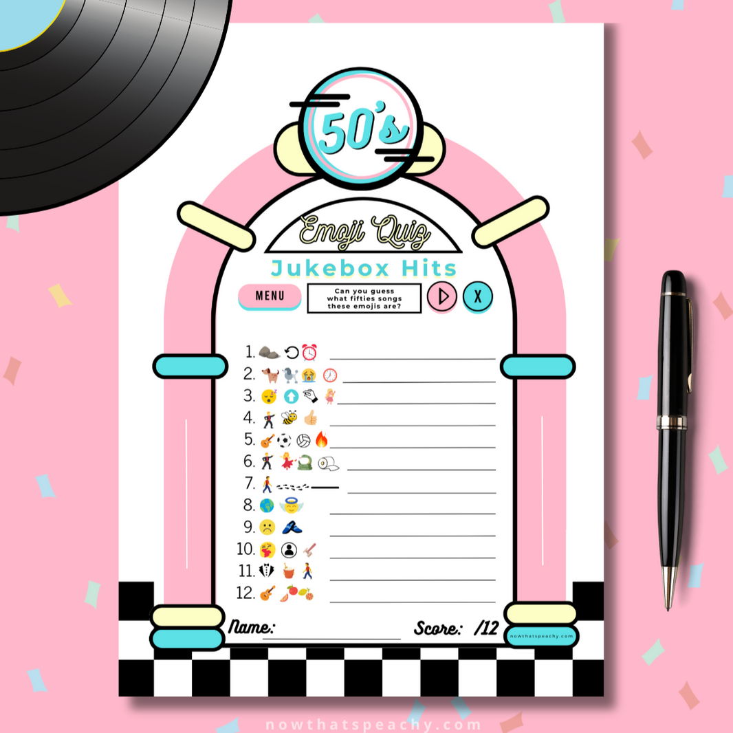 1950s Diner themed Event – Now That's Peachy