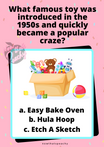Printable 1950s Trivia Quiz Game - Nostalgic Fun for Themed Parties ...