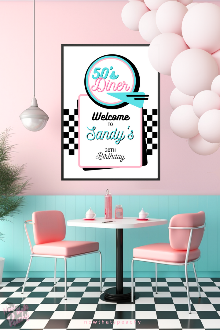 1950s Diner themed Event – Now That's Peachy