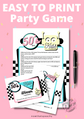 Printable 1950s Trivia Quiz Game - Nostalgic Fun for Themed Parties ...
