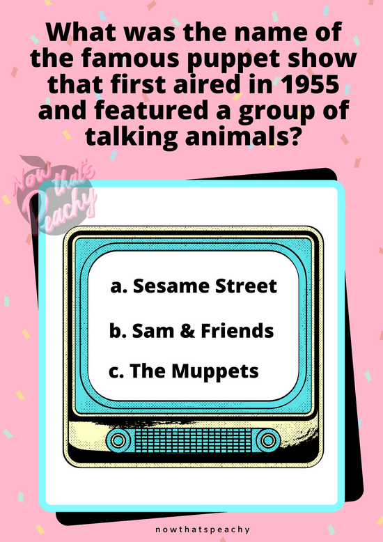 Printable 1950s Trivia Quiz Game - Nostalgic Fun for Themed Parties ...