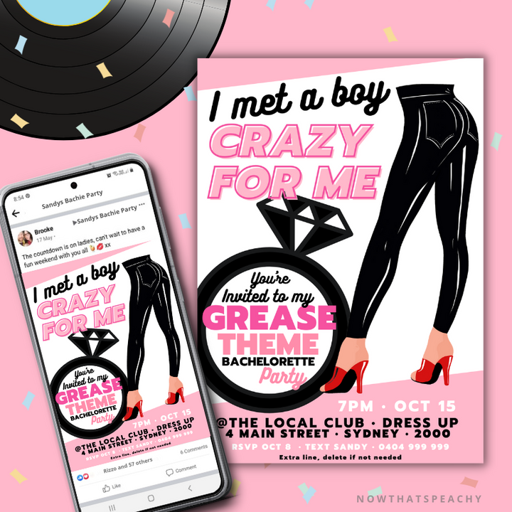 Grease Movie Themed Party – Now That's Peachy