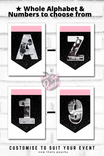 GREASE Custom NAME GARLAND Fifties Personalised Banner bunting Party ...