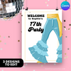 Mamma Mia Welcome Sign PRINTABLES Party Props Custom Poster Decoration ...
