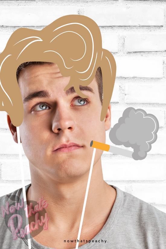 Greaser 1950s Themed Photobooth PROPS PRINTABLE Grease Party Photo boo ...