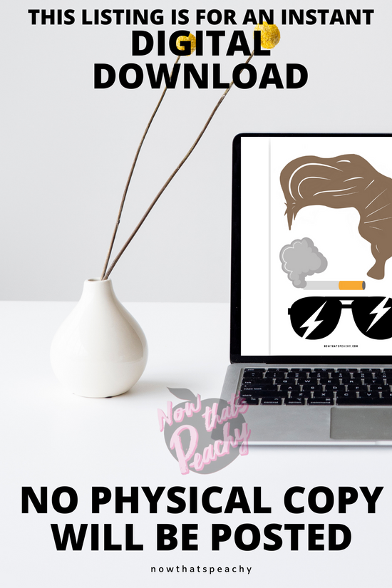 Greaser 1950s Themed Photobooth PROPS PRINTABLE Grease Party Photo boo ...