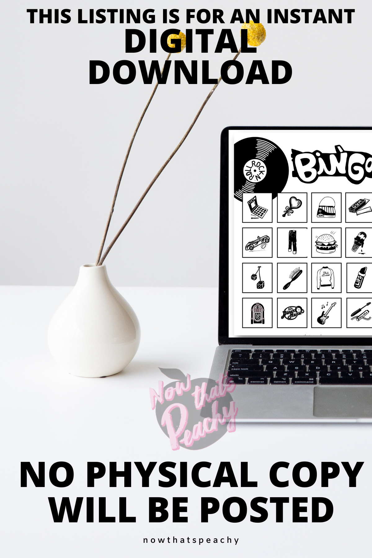 Grease Themed Game PACK PRINTABLE. Instant Download, Birthday Party Fi ...