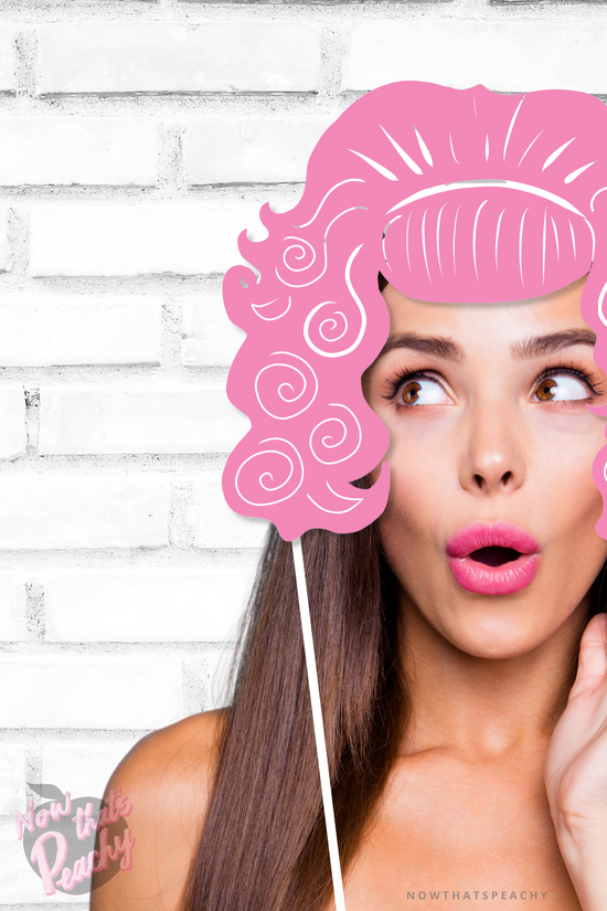 Grease theme Photo booth PRINTABLES Props Pink Ladies themed for Birth ...