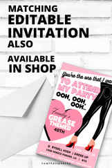 18+ Grease Themed Charades game PRINTABLE. Grease Party Instant Downlo ...