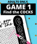 GAME PENIS PACK Printable Instant Download, Cock games Bachelorette, B ...