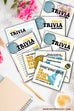 Mamma Mia Themed TRIVIA game PRINTABLE. 70s Disco Music Party Instant ...